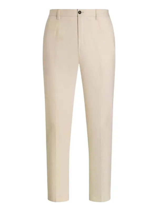 Dolce & Gabbana Pressed-crease Trousers - Neutrals