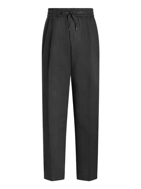 Dolce & Gabbana Tailored Drawstring Trousers - Grey