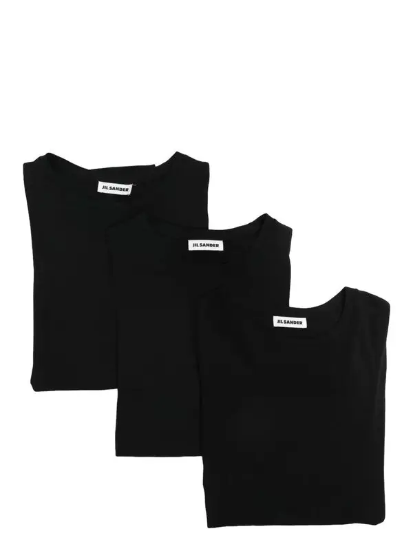 JIL SANDER Cotton T-shirt - Black