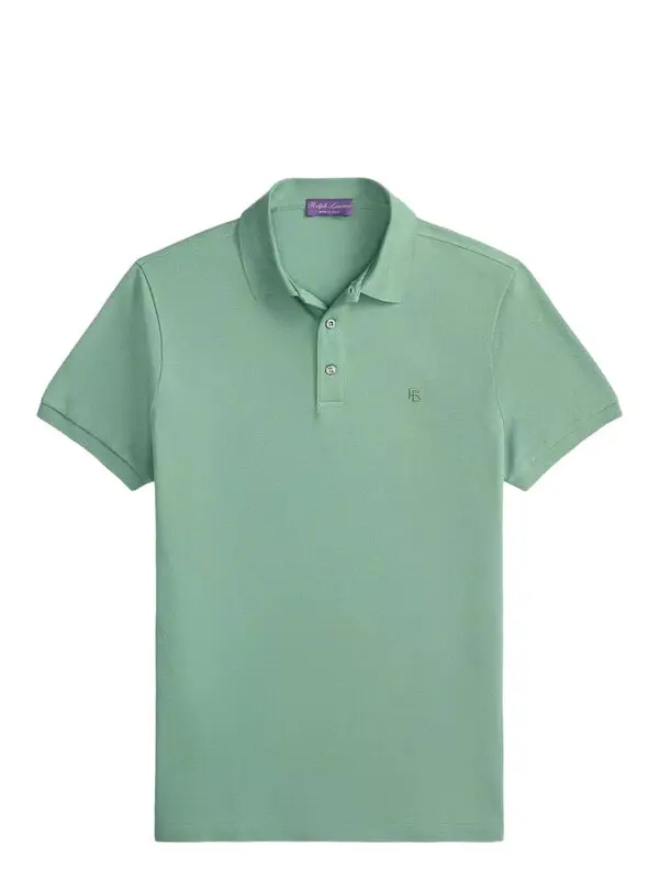 Ralph Lauren Purple Label Logo-embroidered Polo Shirt - Green