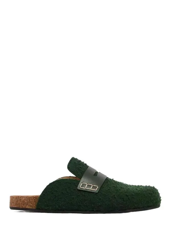 JW Anderson Felt Loafers - Green