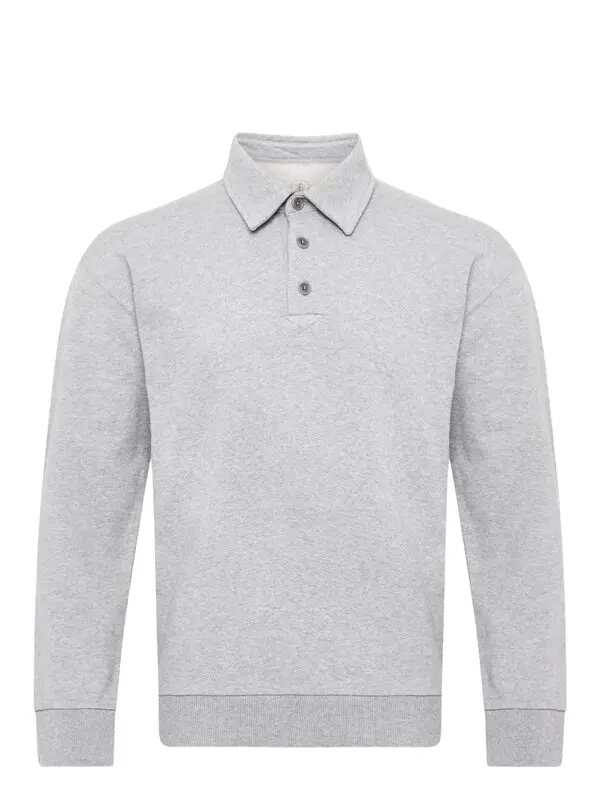 JW Anderson Long-sleeve Polo Shirt - Grey
