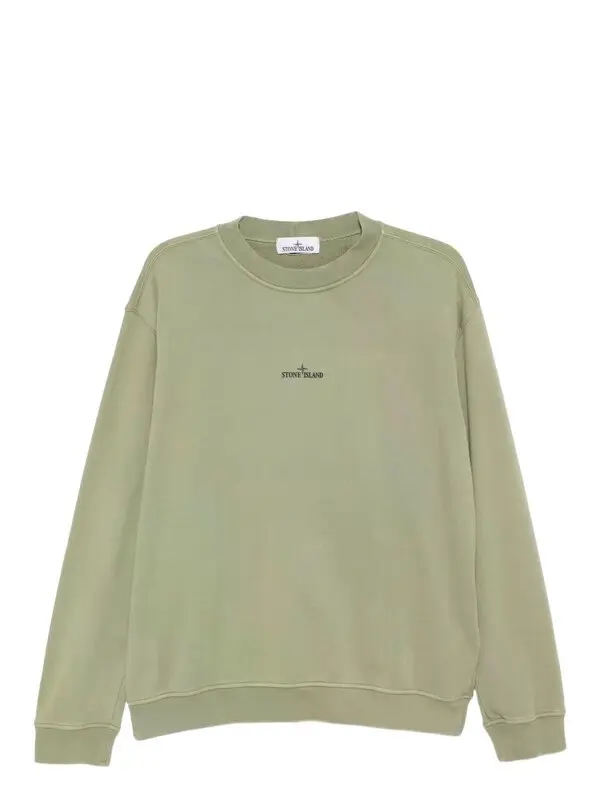 Stone Island Cotton Sweater - Green
