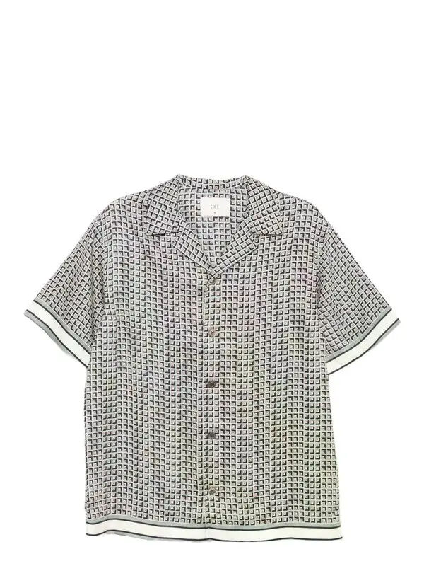CHE Tessera-printed Shirt - Green