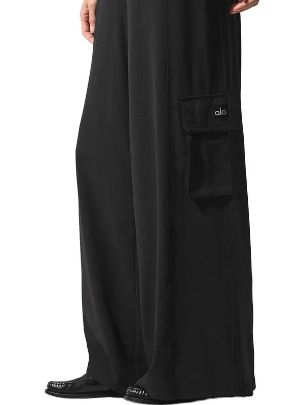 Alo Yoga Dreamscape Cargo Wide-leg Pants - Black