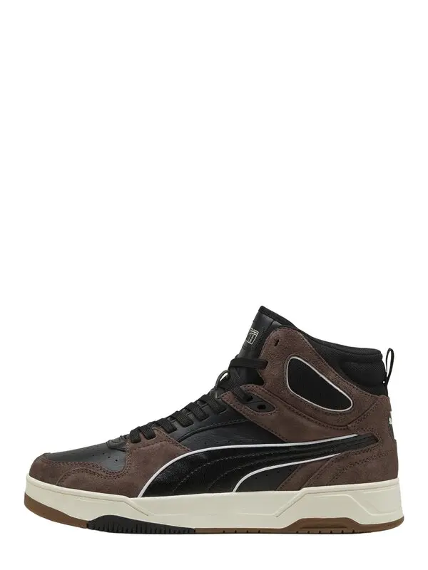 PUMA Rebound Break Mid-top Sneakers - Brown