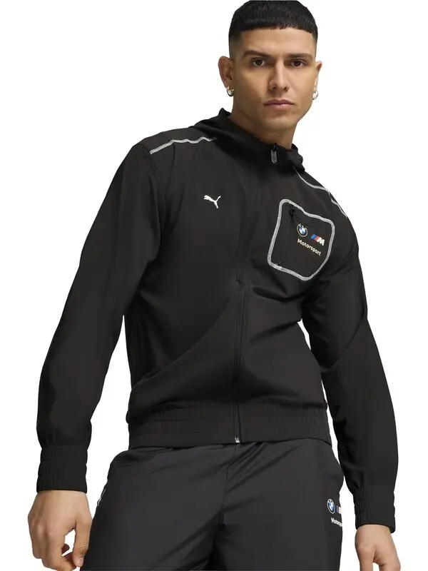 PUMA Bmw Motorsport Zip-up Track Jacket - Black