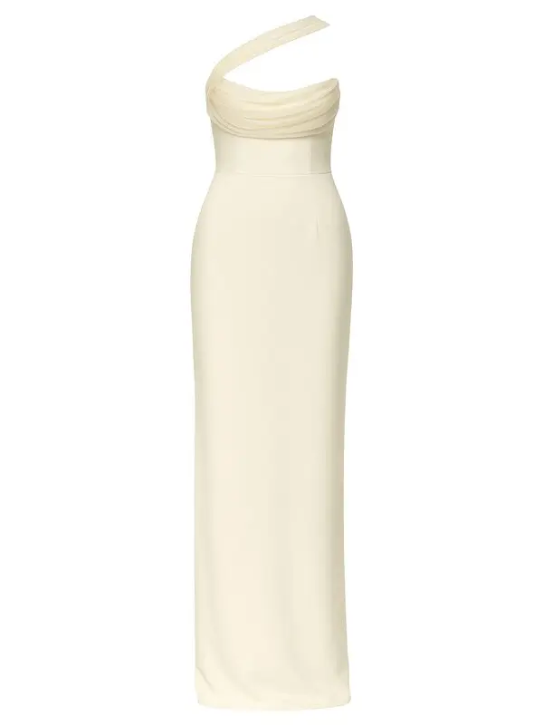 THE NEW ARRIVALS ILKYAZ OZEL Julietta Sash-detailed Gown - White