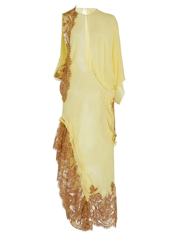 Christopher Esber Aluna Concave Silk Maxi Dress - Multi
