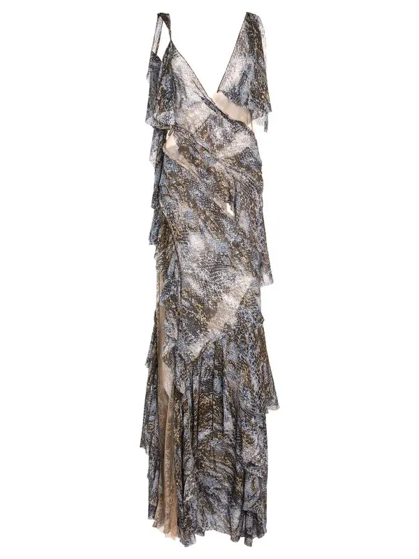 Christopher Esber Unravelled Serpent Maxi Dress - Multi