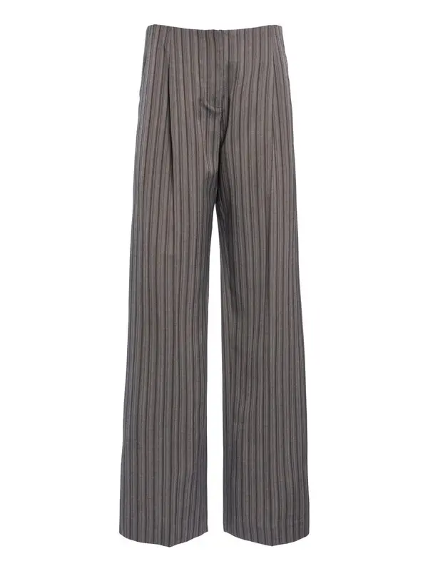 Christopher Esber Reyer Low-rise Straight-leg Pants - Stripe