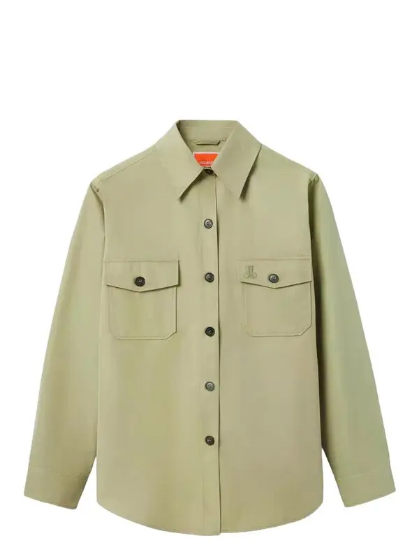 La DoubleJ Embroidered Cotton Jacket - Green