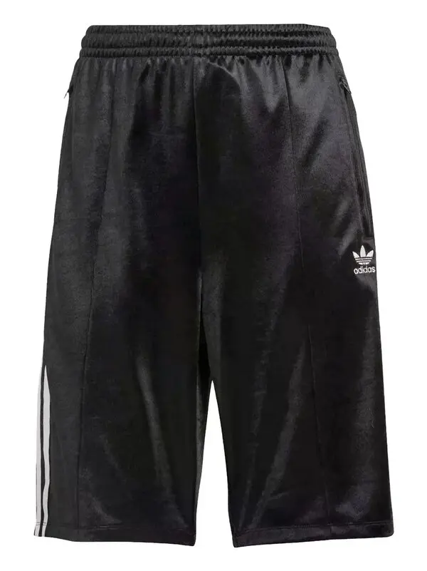 Adidas Firebird 3-stripes Satin Shorts - Black