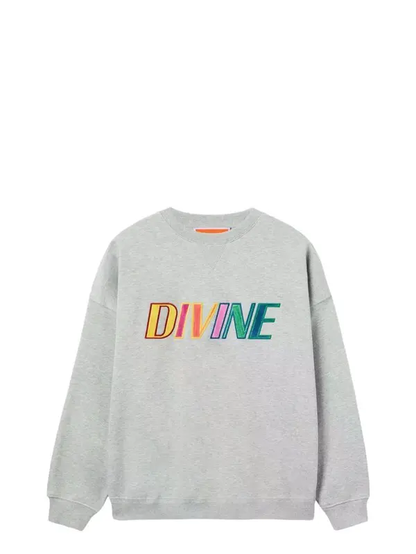 La DoubleJ Divine Embroidered Sweatshirt - Grey