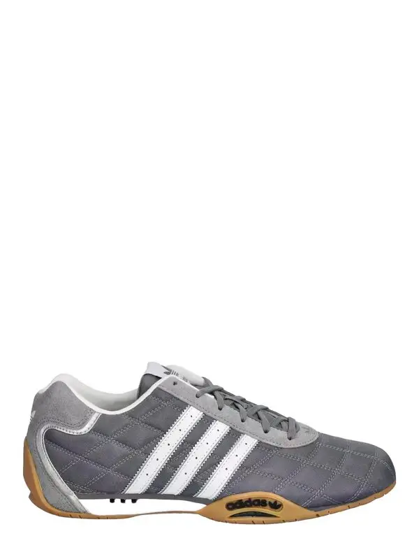 Adidas Adiracer Lo Quilted 3-stripe Sneakers - Grey