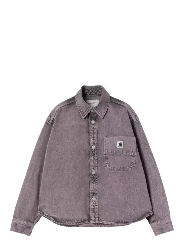 Carhartt Work In Progress Georgia Pocket Detail Overshirt - Purple