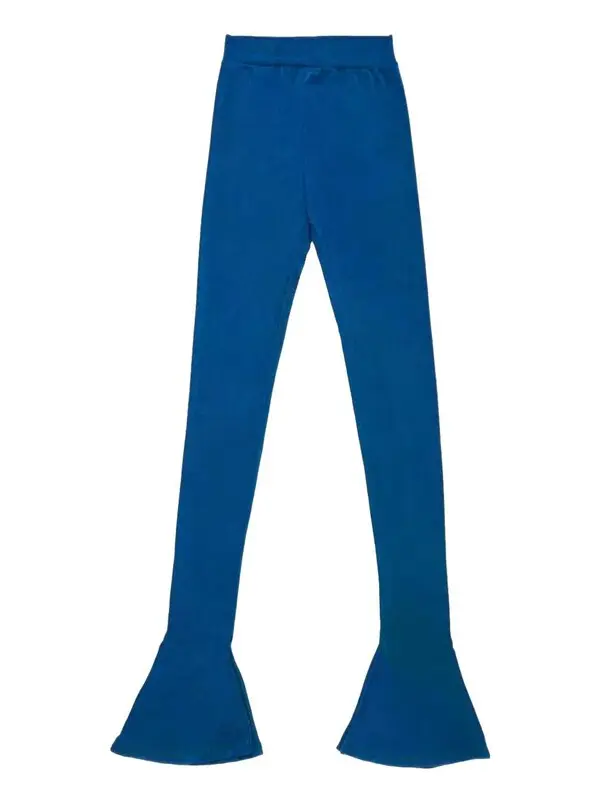 MIISTA Leni Flared Trousers - Blue