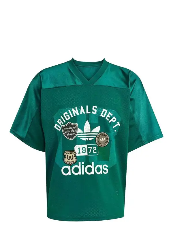 Adidas Jersey V-neck T-shirt - Green