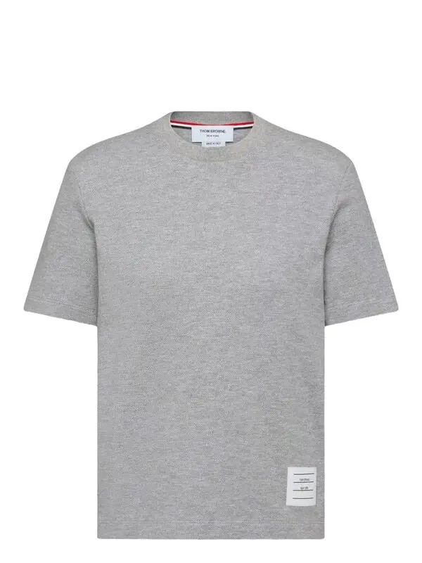 Thom Browne 4-bar Stripe T-shirt - Grey