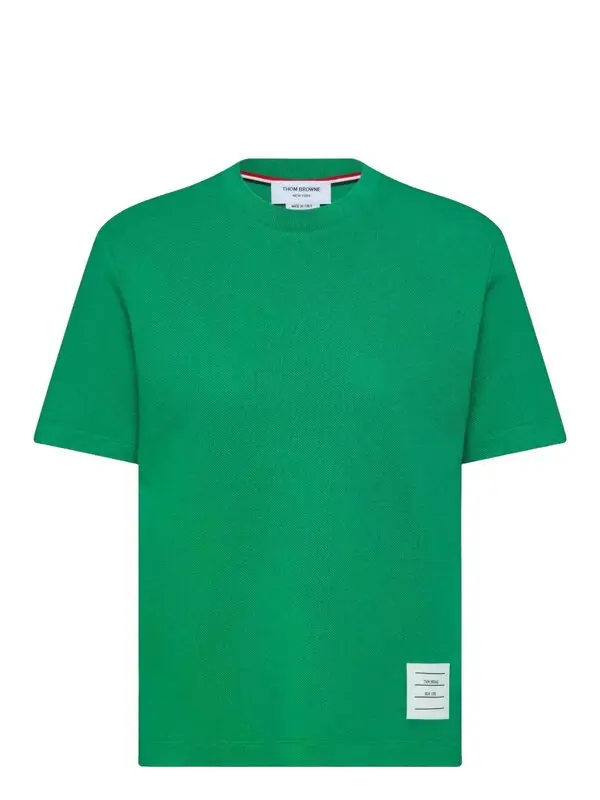 Thom Browne 4-bar Stripe T-shirt - Green