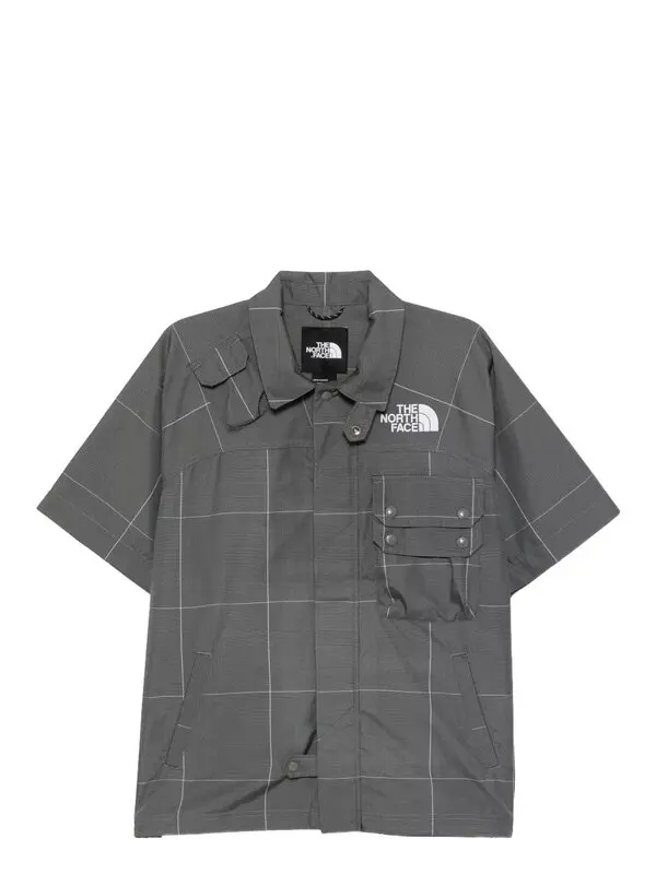 The North Face Logo-embroidered Shirt - Grey