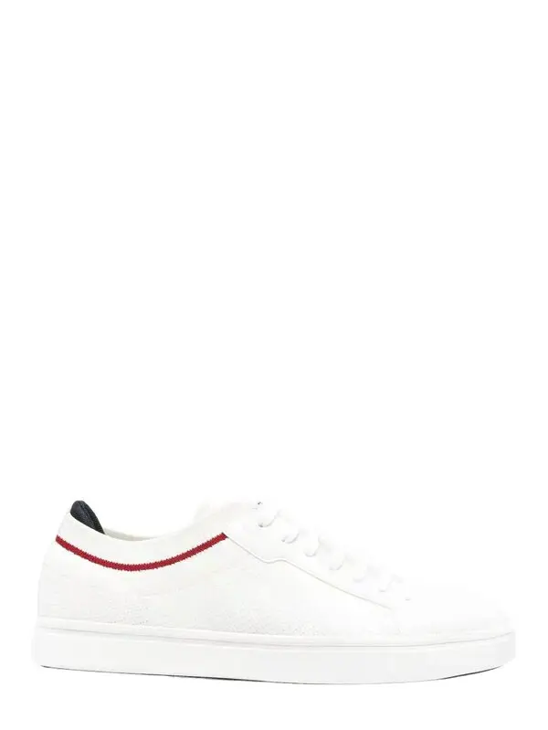 Geox Baltmoore Knitted-panel Lace-up Sneakers - White