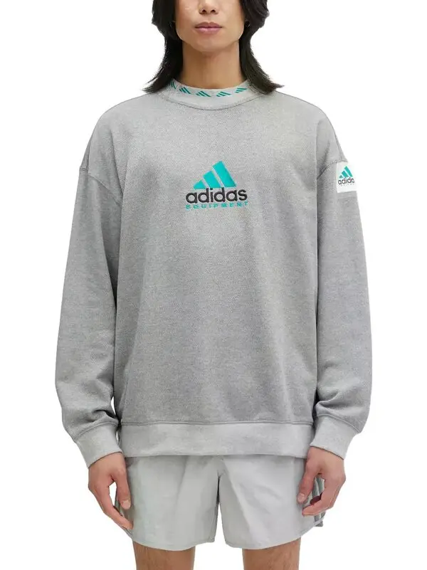 Adidas Logo-embroidered Sweatshirt - Grey