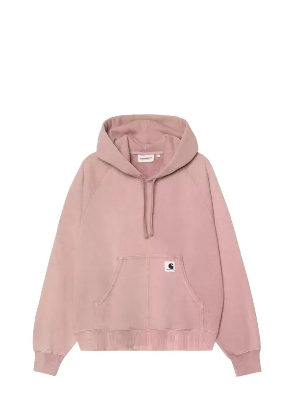 Carhartt Work In Progress Hudson Pouch-pocket Hoodie - Pink