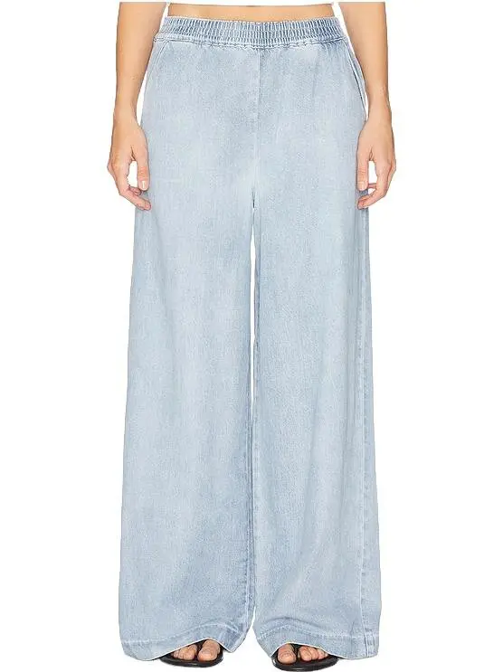 FAVORITE DAUGHTER The Malibu Wide Leg Pants - Blue