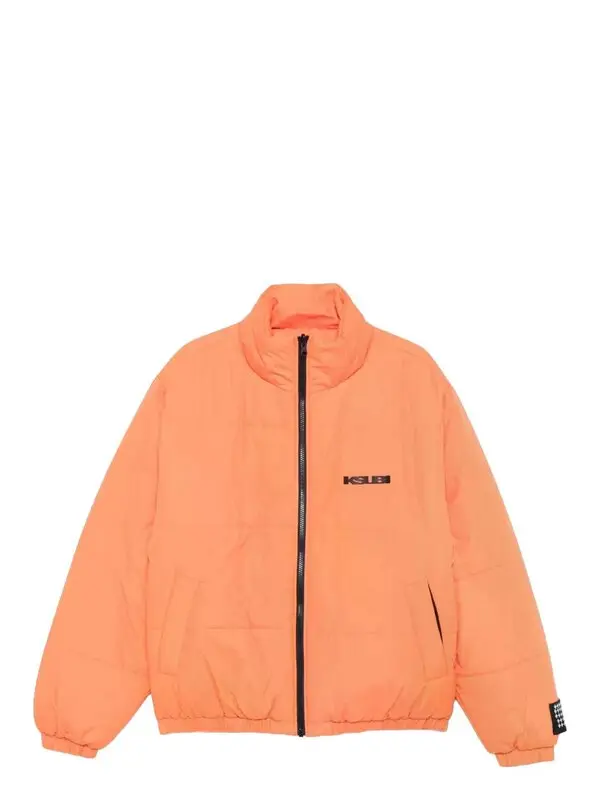 Ksubi Logo-print Puffer Jacket - Orange
