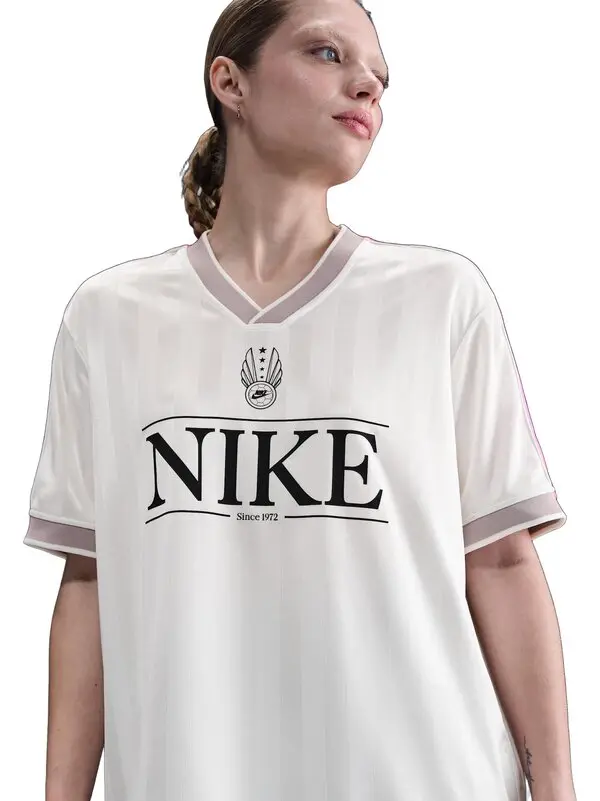 Nike Sportswear V-neck Jersey Top - White