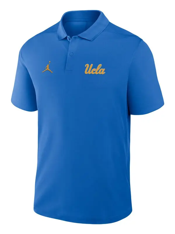 JORDAN Ucla Primetime Victory Primary Logo Dri-fit College Polo - Blue