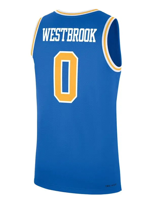 JORDAN Russell Westbrook Ucla Bruins College Basketball Jersey - Blue