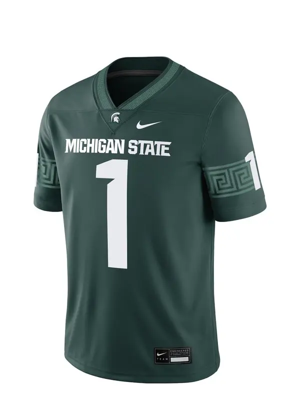 Nike Michigan State Spartans Dri-fit College Game Jersey - Green