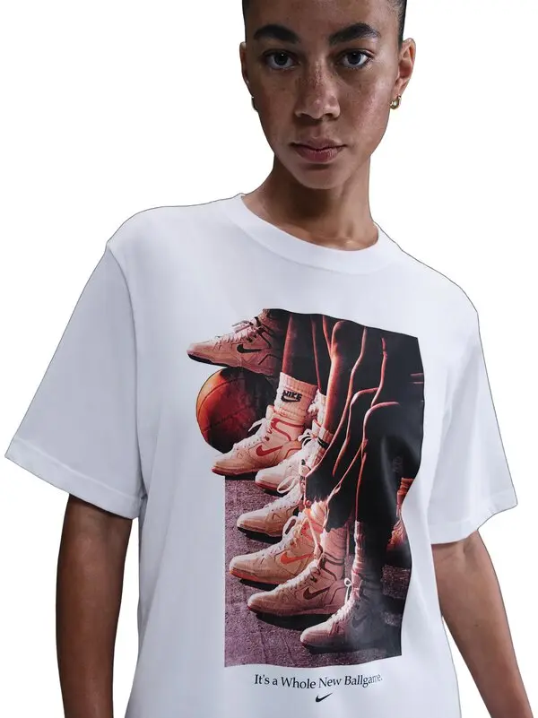 Nike Dri-fit Graphic Basketball T-shirt - White
