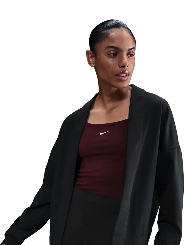 Nike Zenvy Dri-fit Oversized Cardigan - Black