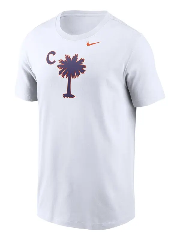Nike Clemson Palmetto C College T-shirt - White
