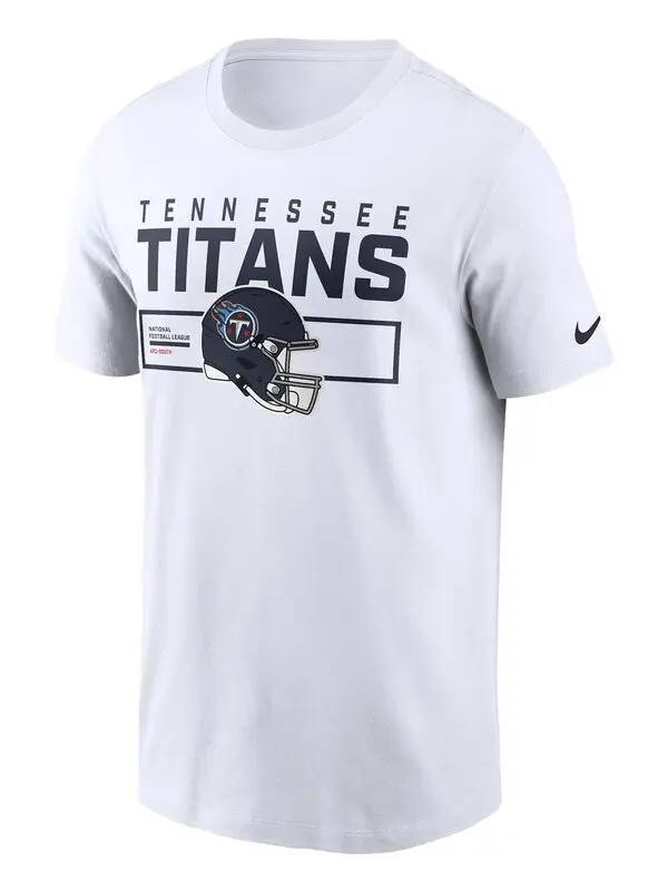 Nike Tennessee Titans Helmet Essential Nfl T-shirt - White