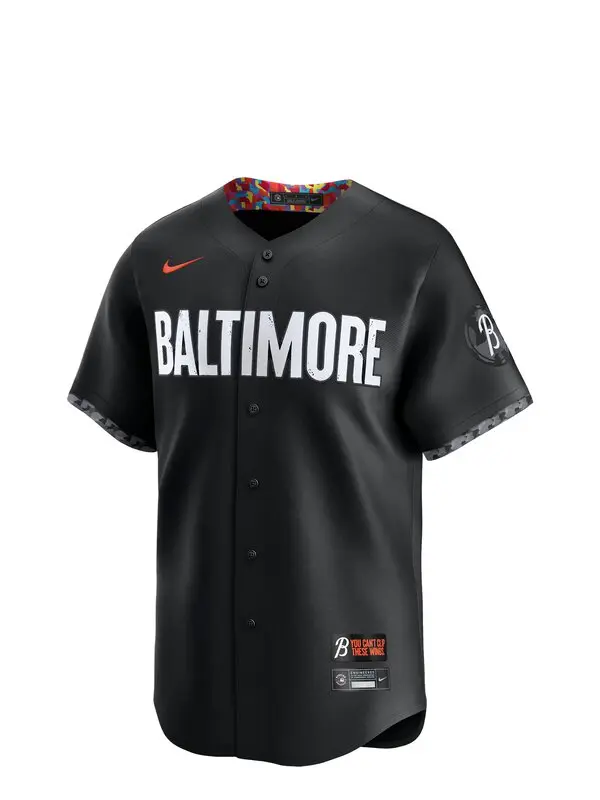 Nike Baltimore Orioles City Connect Dri-fit Adv Mlb Limited Jersey - Black
