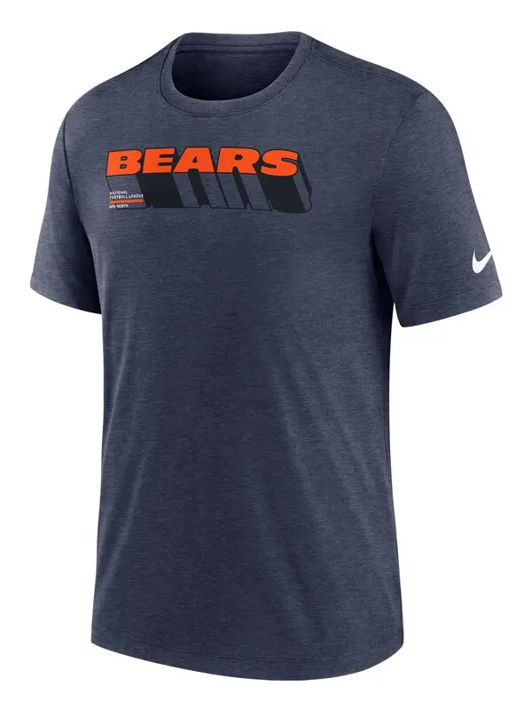 Nike Chicago Bears Long Pass Nfl T-shirt - Blue