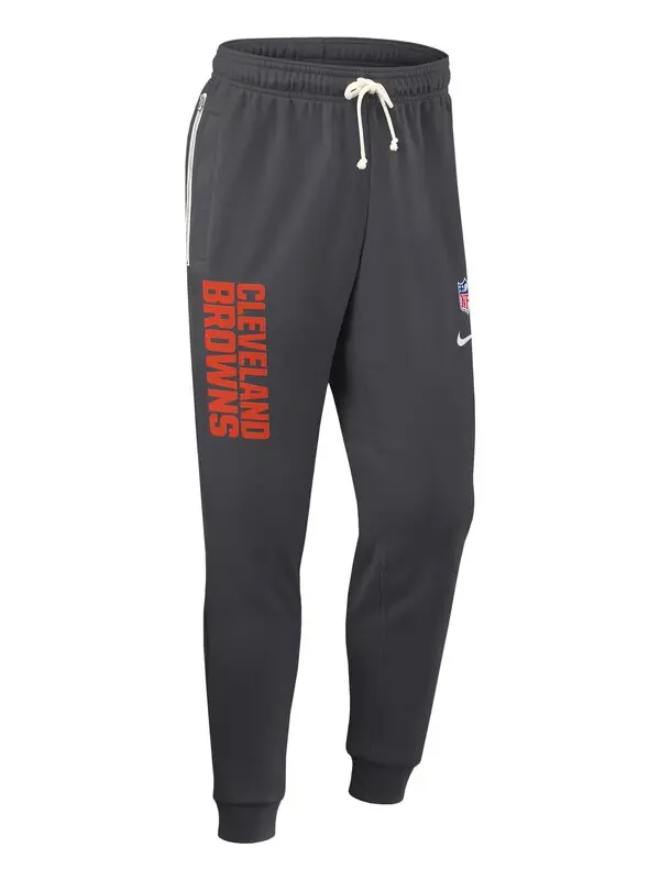 Nike Cleveland Browns Ground Game Sideline Dri-fit Nfl Taper Pants - Grey