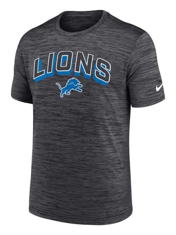 Nike Detroit Lions Velocity Dri-fit Nfl T-shirt - Grey