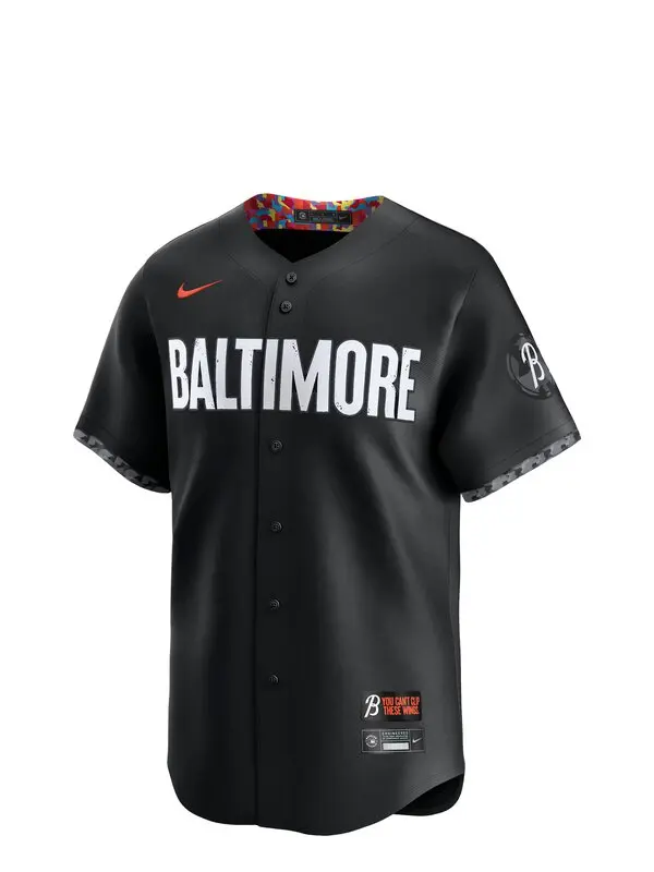 Nike Cal Ripken Jr. Baltimore Orioles City Connect Dri-fit Adv Mlb Limited Jersey - Black