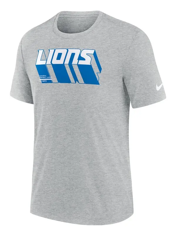 Nike Detroit Lions Long Pass Nfl T-shirt - Grey