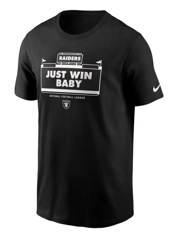 Nike Las Vegas Raiders Local Essential Nfl T-shirt - Black