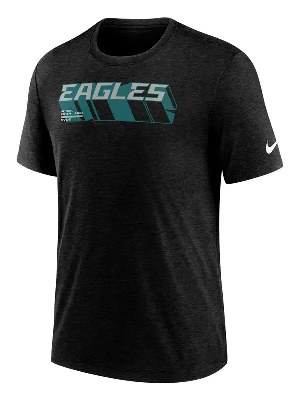 Nike Philadelphia Eagles Long Pass Nfl T-shirt - Black