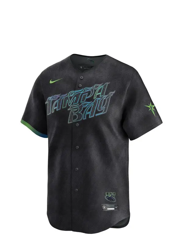 Nike Tampa Bay Rays City Connect Dri-fit Adv Mlb Limited Jersey - Grey