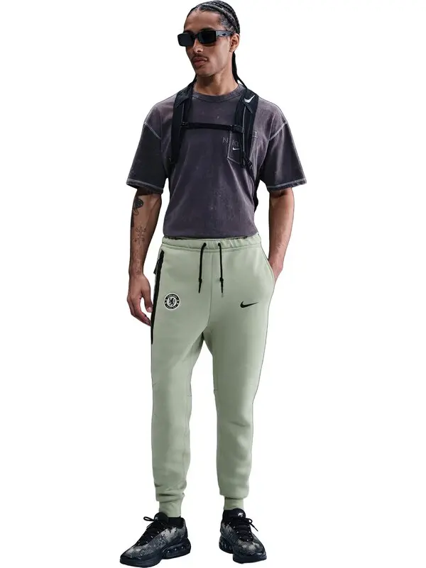 Nike Chelsea Fc Tech Soccer Fleece Jogger Pants - Green