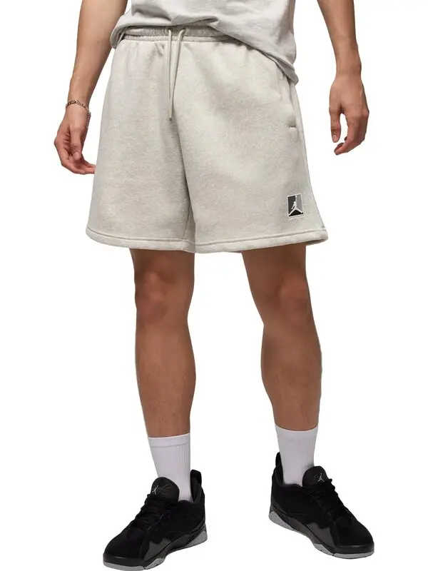JORDAN Graphic Fleece Shorts - Grey