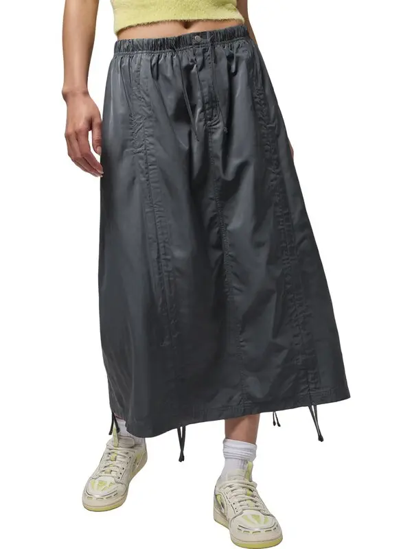 JORDAN Flight Parachute Skirt - Grey